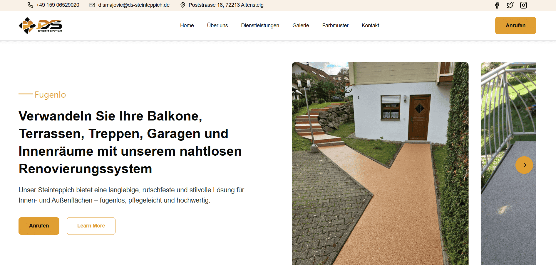 Steinteppich Verlegen – Fugenlose und Stilvolle Renovierung für Balkone ...